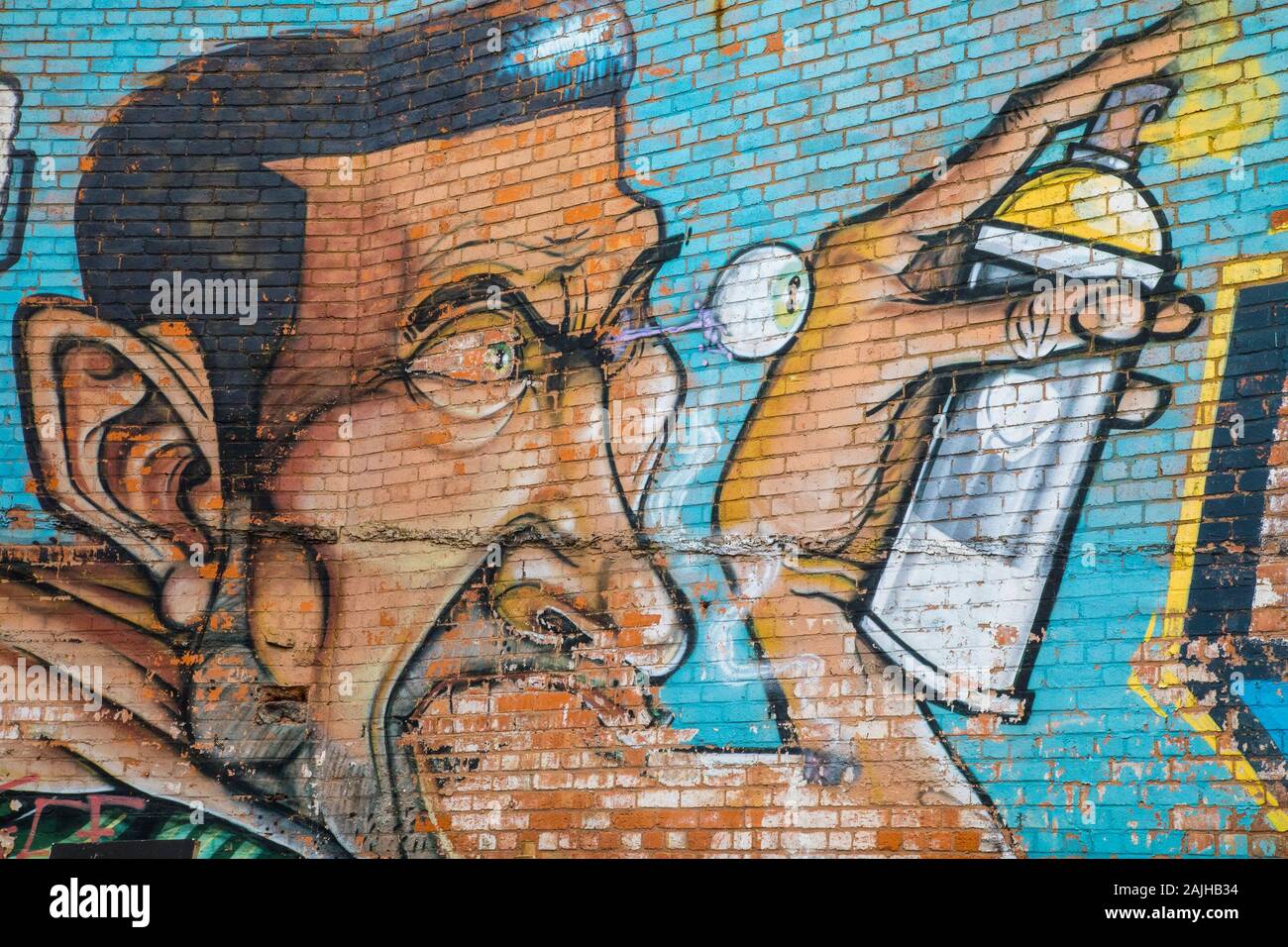Graffiti in Digbeth, Birmingham, England, UK Stock Photo - Alamy