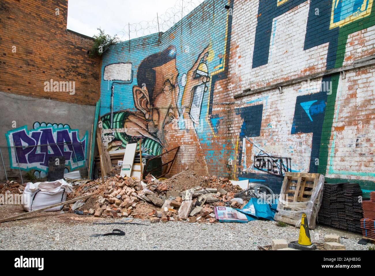 Graffiti in Digbeth, Birmingham, England, UK Stock Photo - Alamy