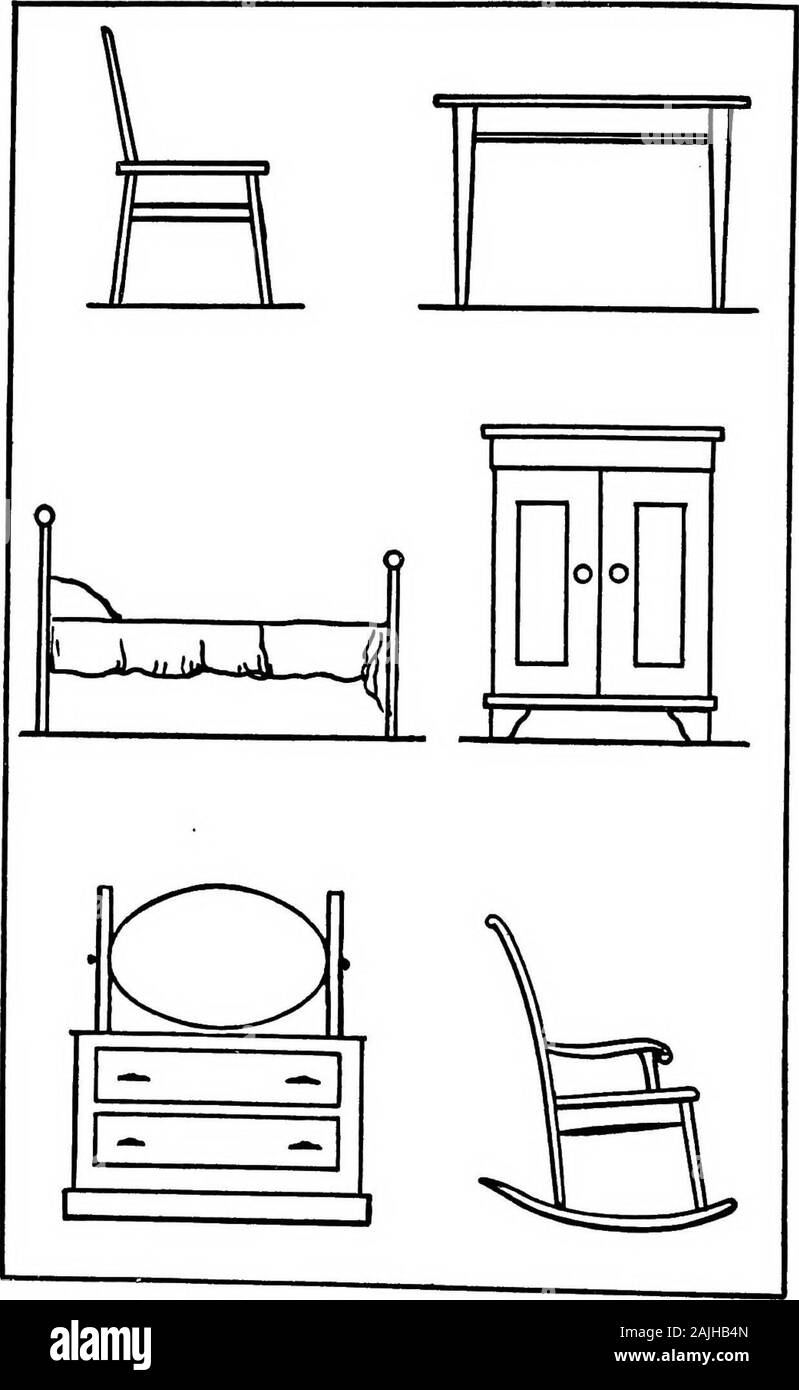 Plans for busy work . DRAWING CHART FOR BUSY WORK 121