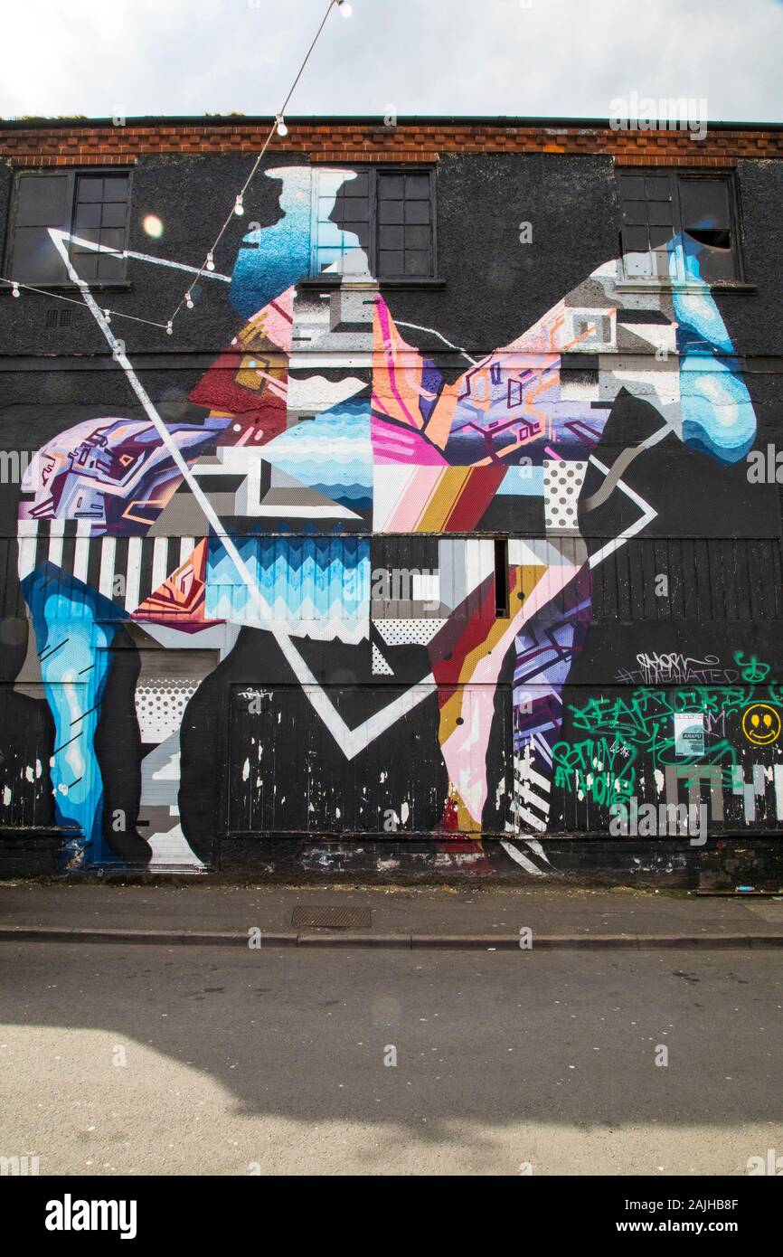 Graffiti in Digbeth, Birmingham, England, UK Stock Photo - Alamy