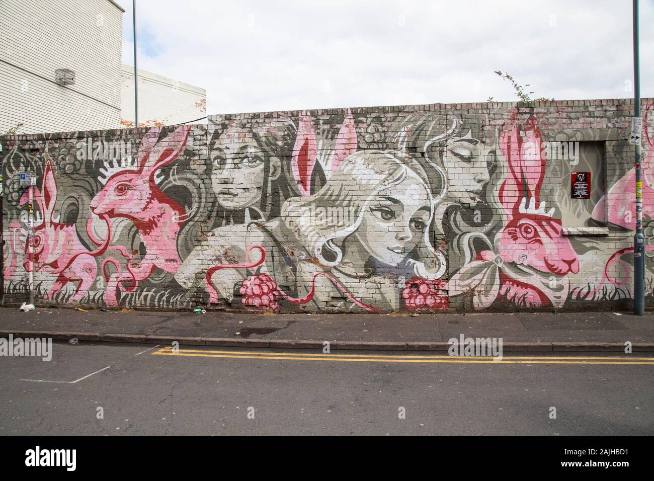 Graffiti in Digbeth, Birmingham, England, UK Stock Photo - Alamy