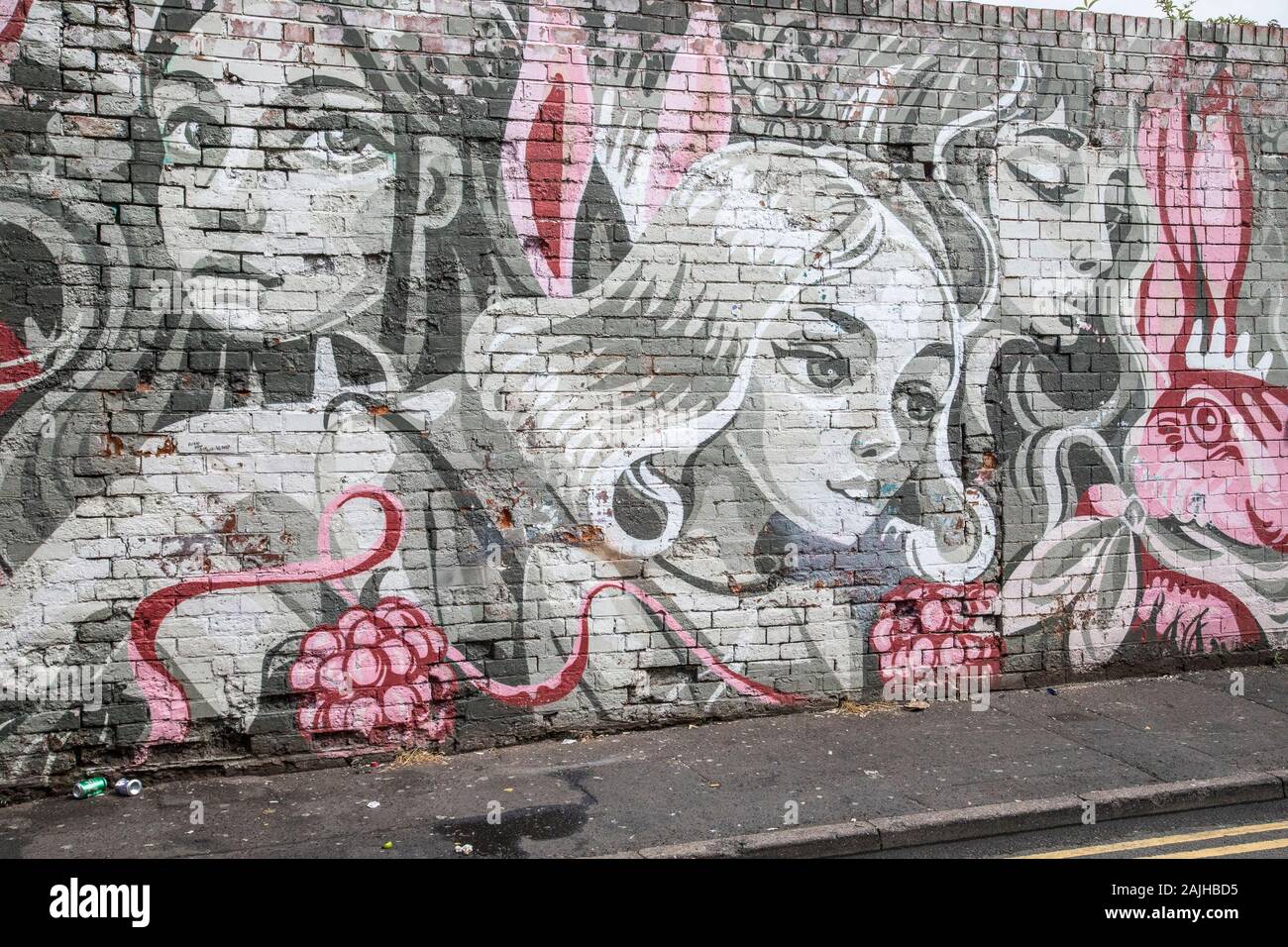 Graffiti in Digbeth, Birmingham, England, UK Stock Photo - Alamy