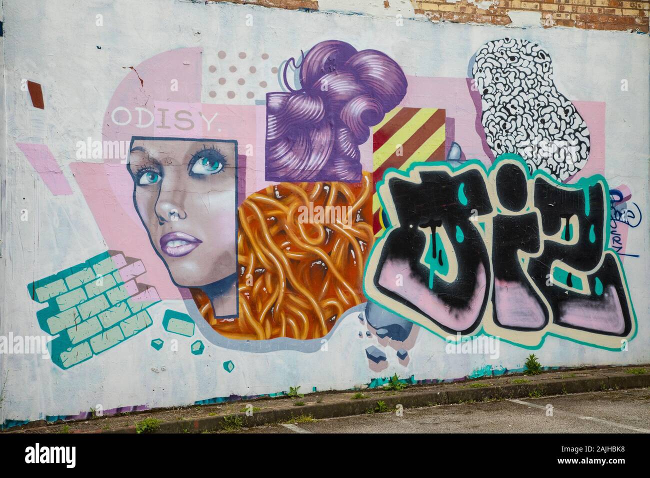 Graffiti in Digbeth, Birmingham, England, UK Stock Photo - Alamy