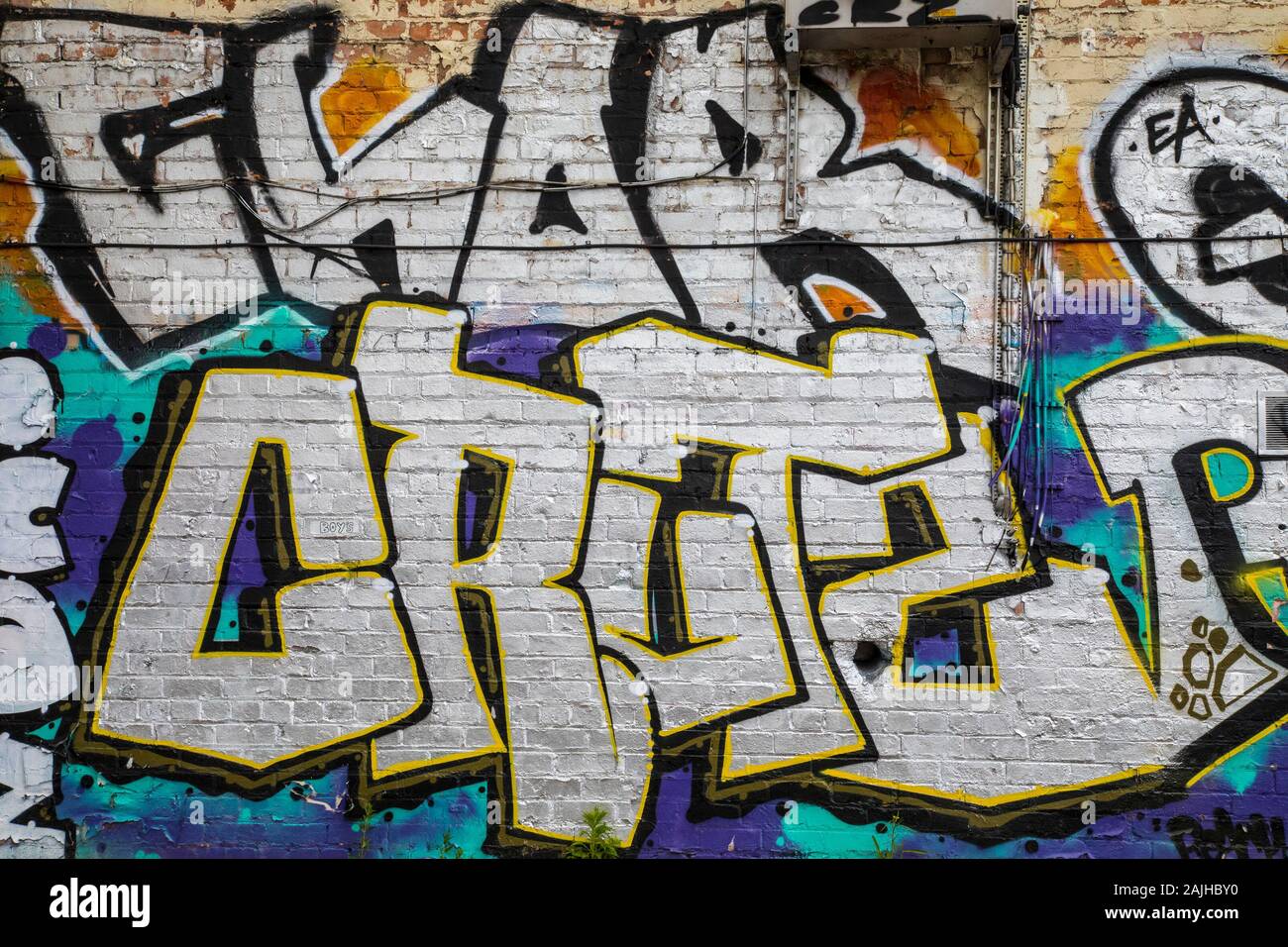 Graffiti in Digbeth, Birmingham, England, UK Stock Photo - Alamy
