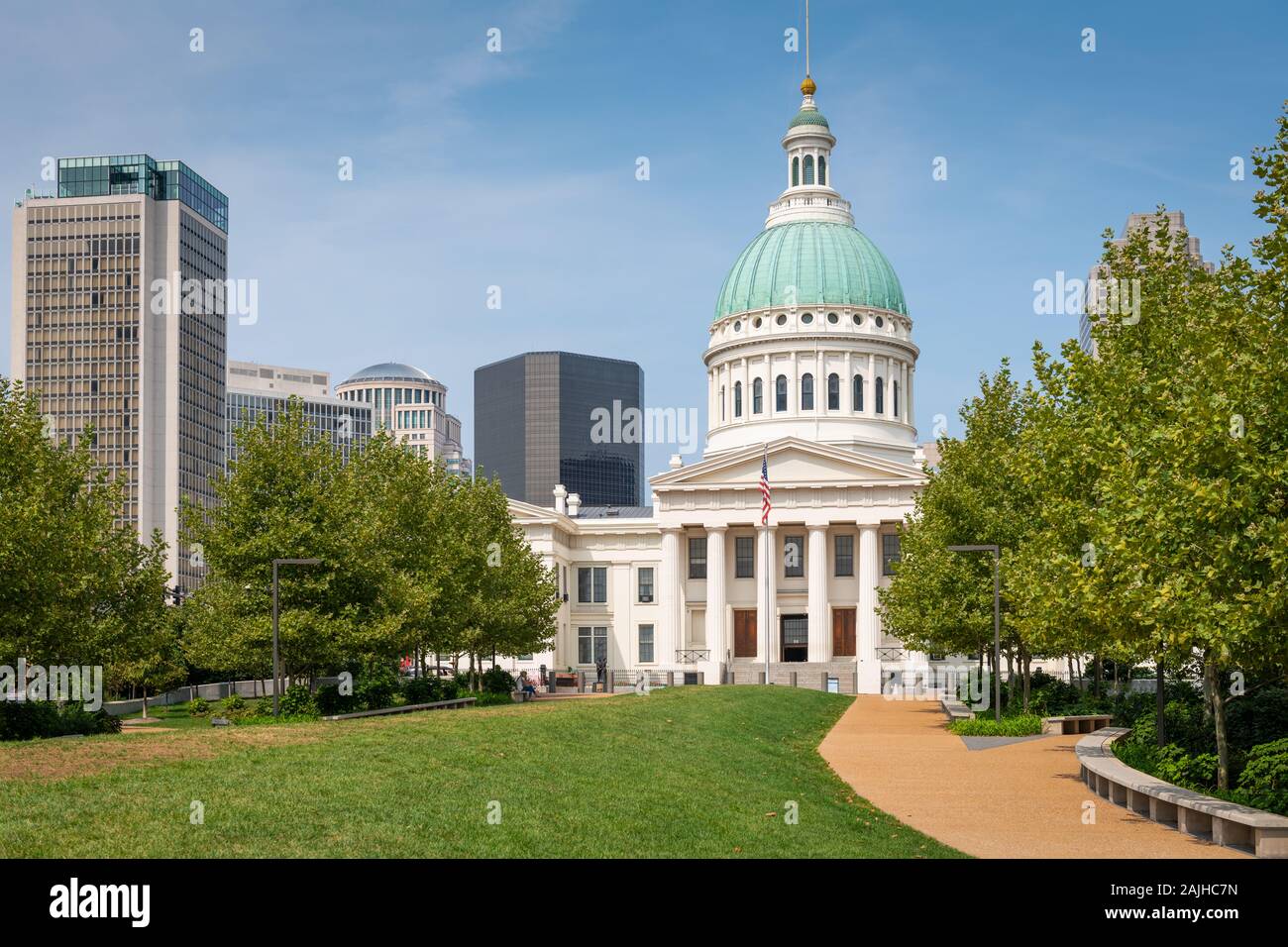 St. Louis, Missouri, USA at the Old Courthouse in the afternoon Stock ...
