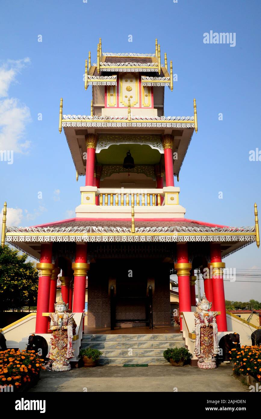 Phayao, Thailand – 21 December, 2019 : Wat Nantaram is a Tai Yai (Shan ...