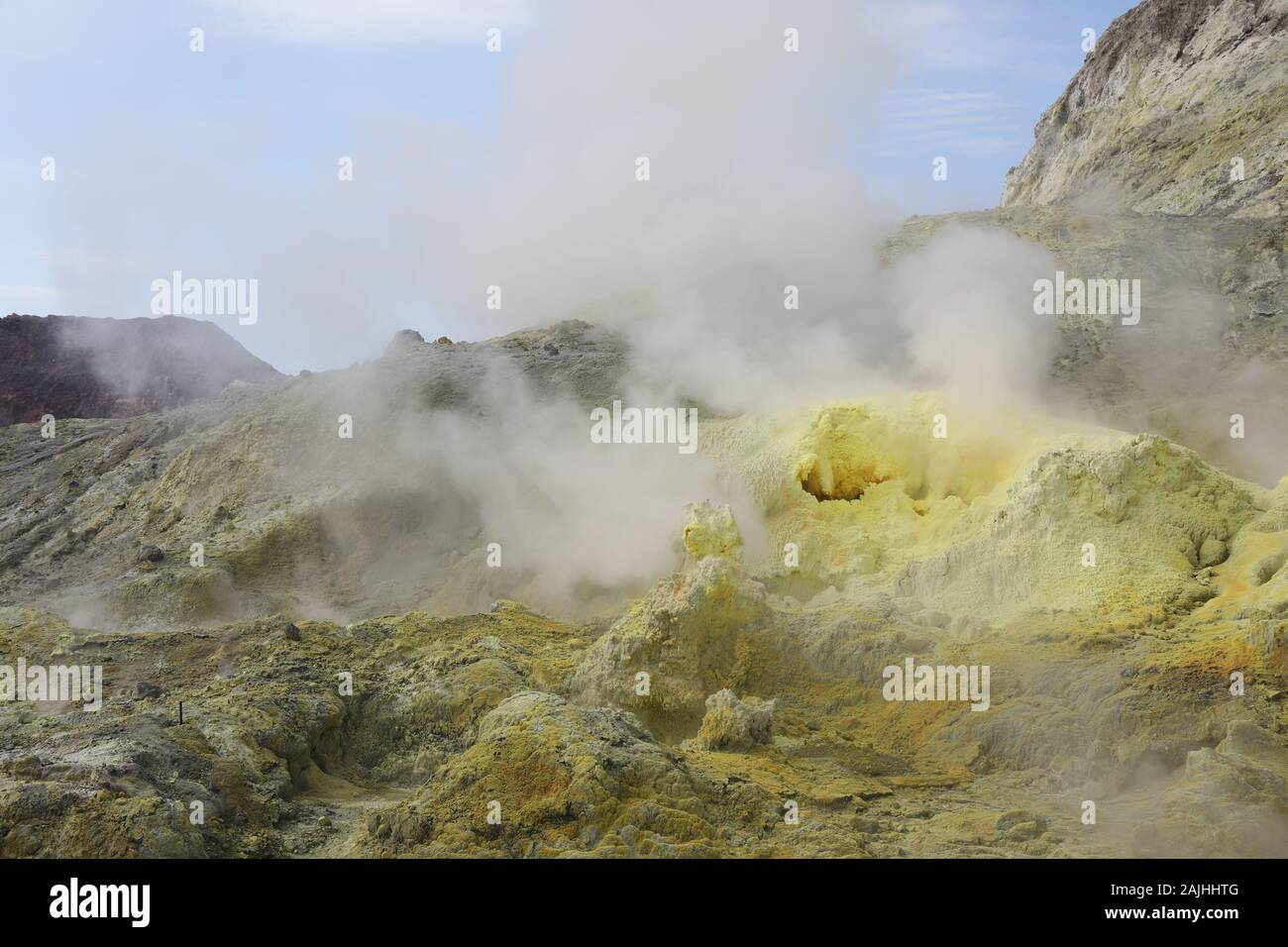 White Island New Zealand Stock Photo - Alamy