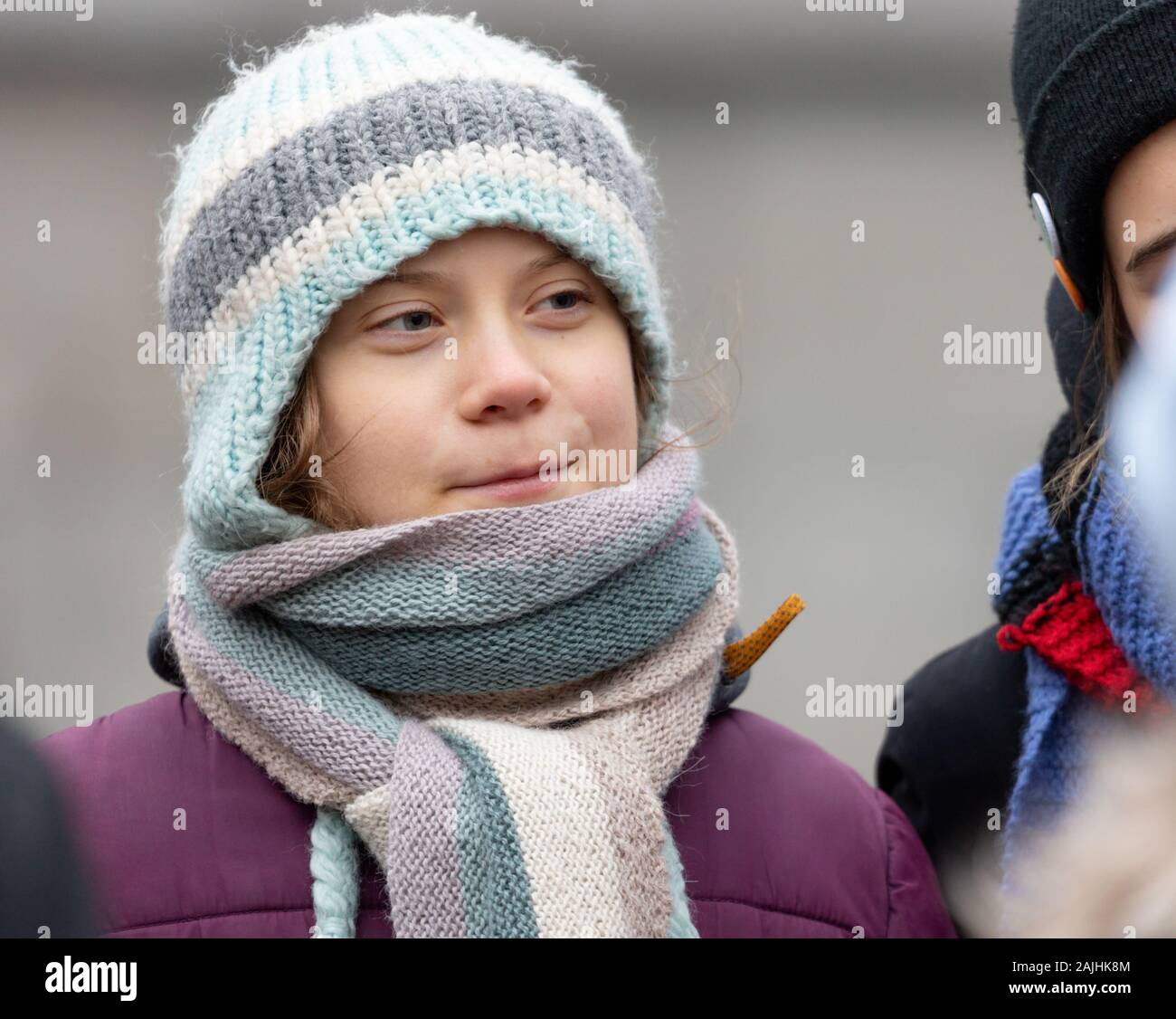 Stockholm, Sweden. 3 January, 2020. 17-year-old Swedish climate ...
