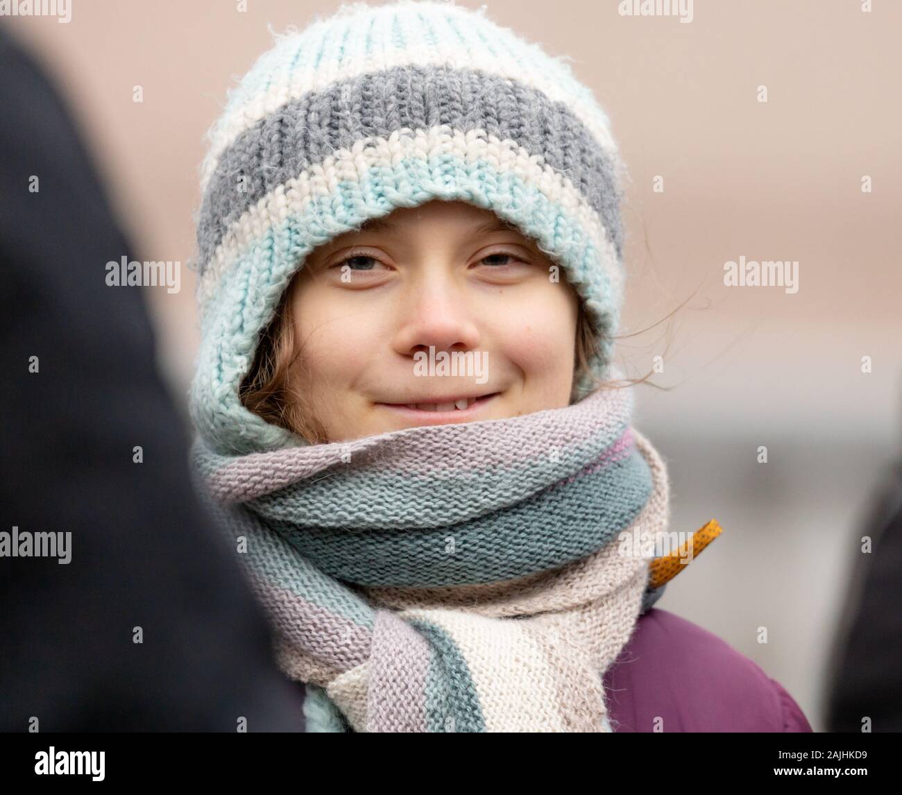 Stockholm, Sweden. 3 January, 2020. 17-year-old Swedish climate ...