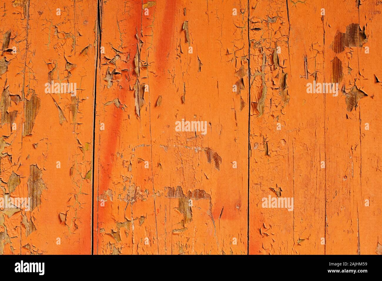 Orange Wooden Background, Wood Texture with paint Stock Photo - Alamy