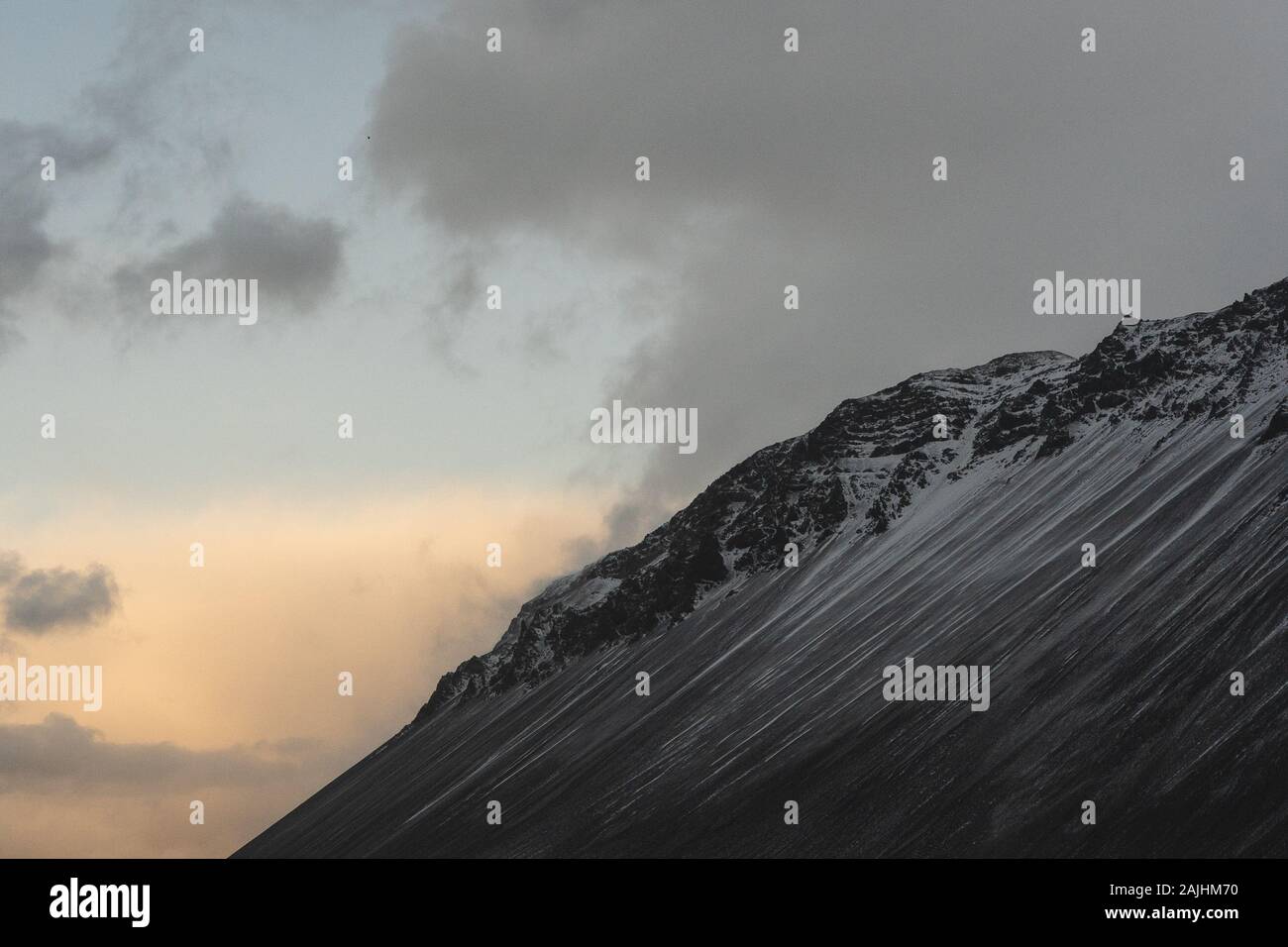 Hill side by the road May 2018 Iceland Stock Photo - Alamy