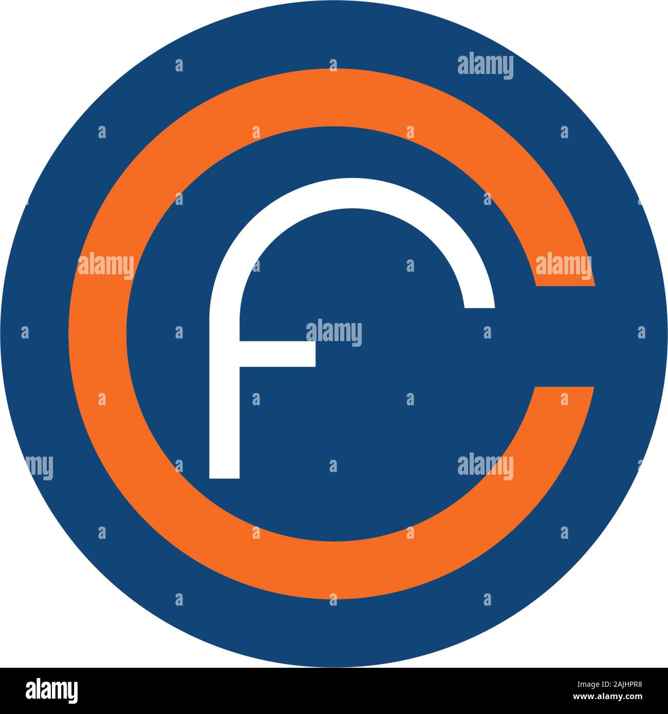 initial letter fc or cf logo vector design Stock Vector Image & Art - Alamy