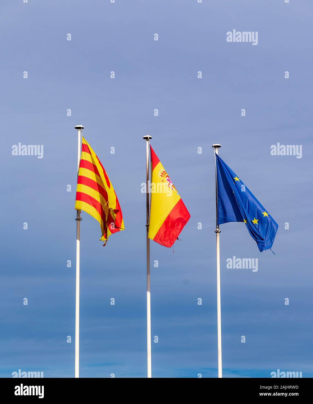 Catalonian flag hi-res stock photography and images - Alamy