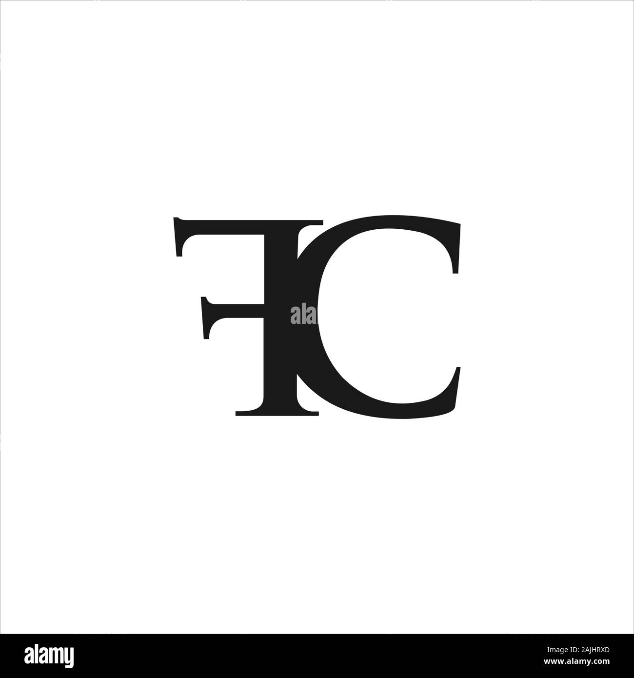 initial letter fc or cf logo vector design Stock Vector Image & Art - Alamy