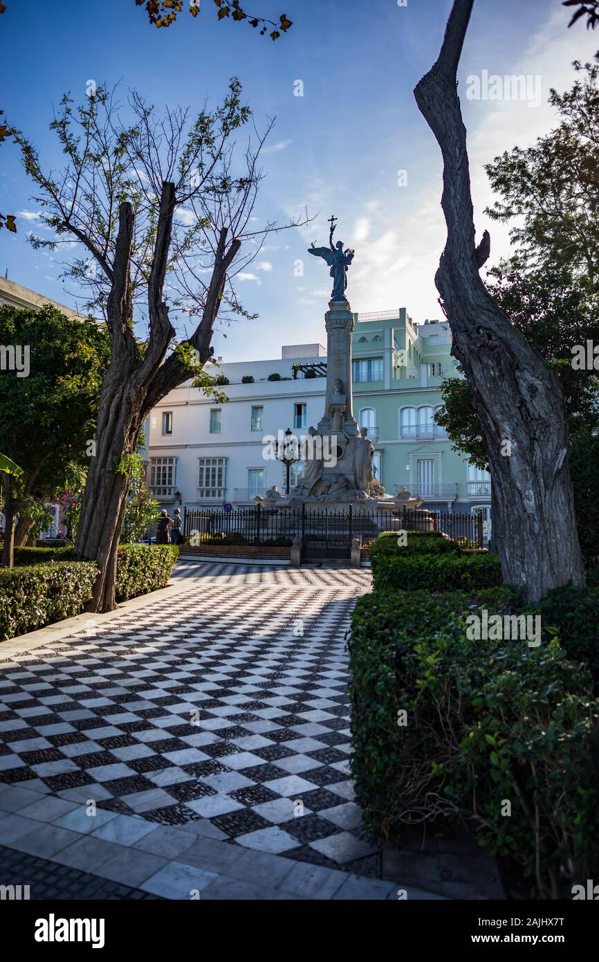CADIZ, SPAIN - CIRCA OCTOBER, 2019: The Jardines de la Alameda Apodaca ...