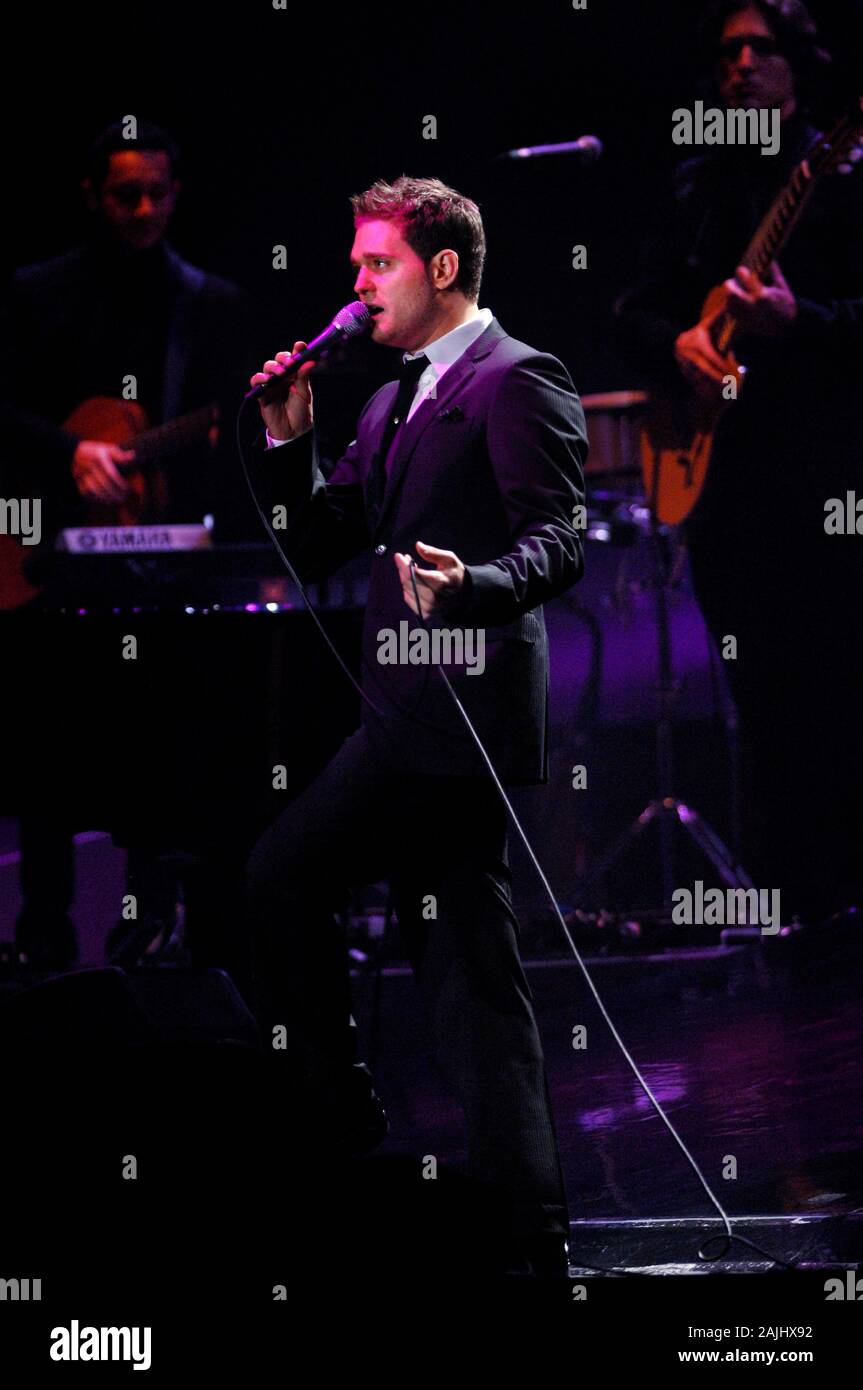 Milan Italy, 26 October 2007, Live concert of Michael Buble at the ...