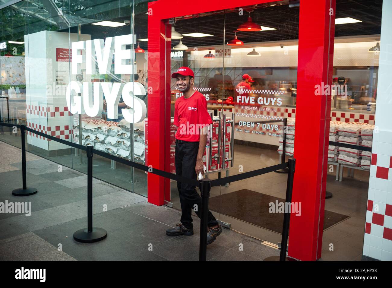 Five guys burger and fries hi-res stock photography and images - Alamy