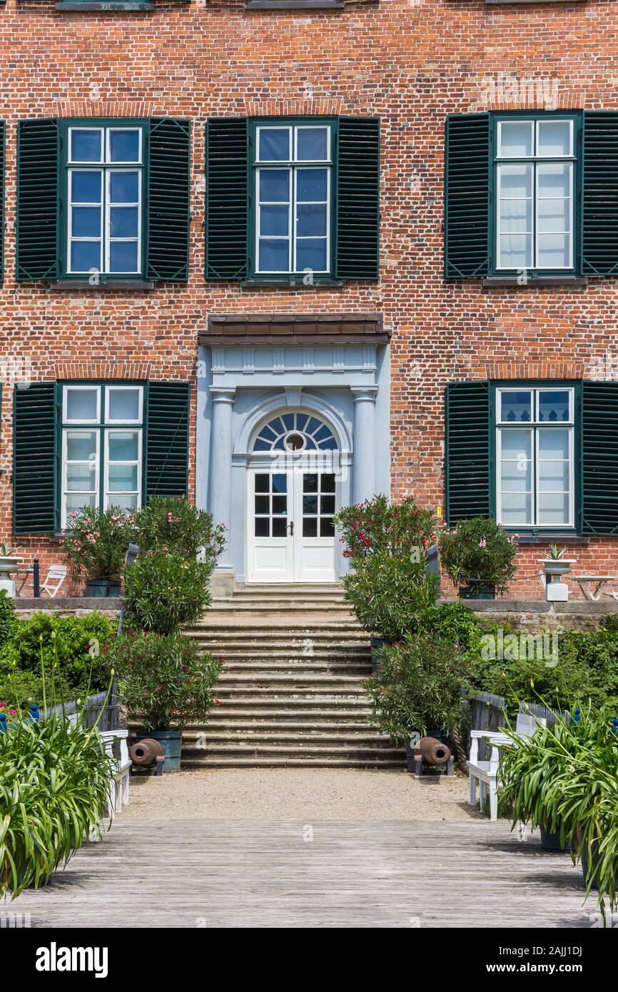 Door of the historic castle in Eutin, Germany Stock Photo - Alamy