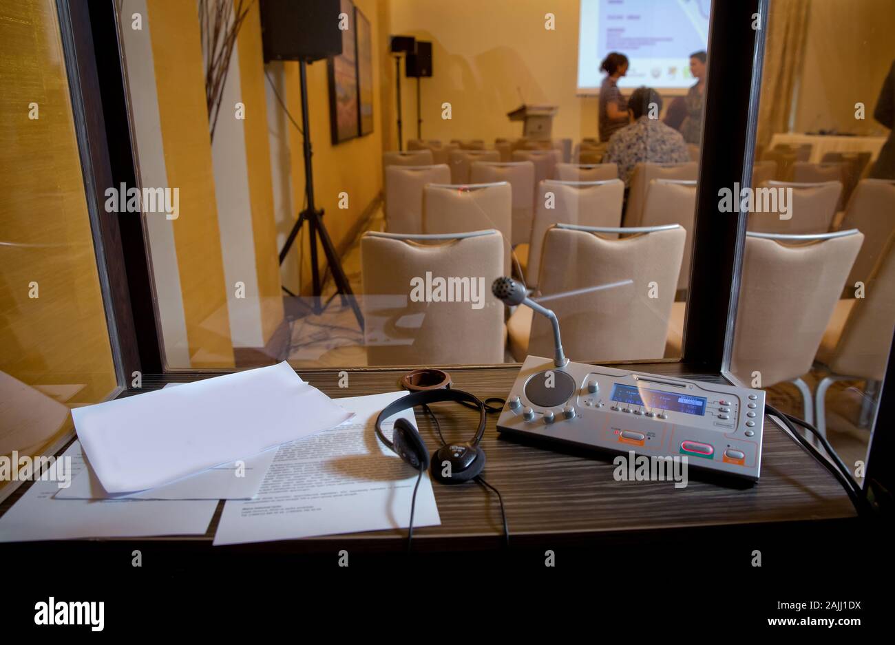 Translation Booth Conference High Resolution Stock Photography and ...