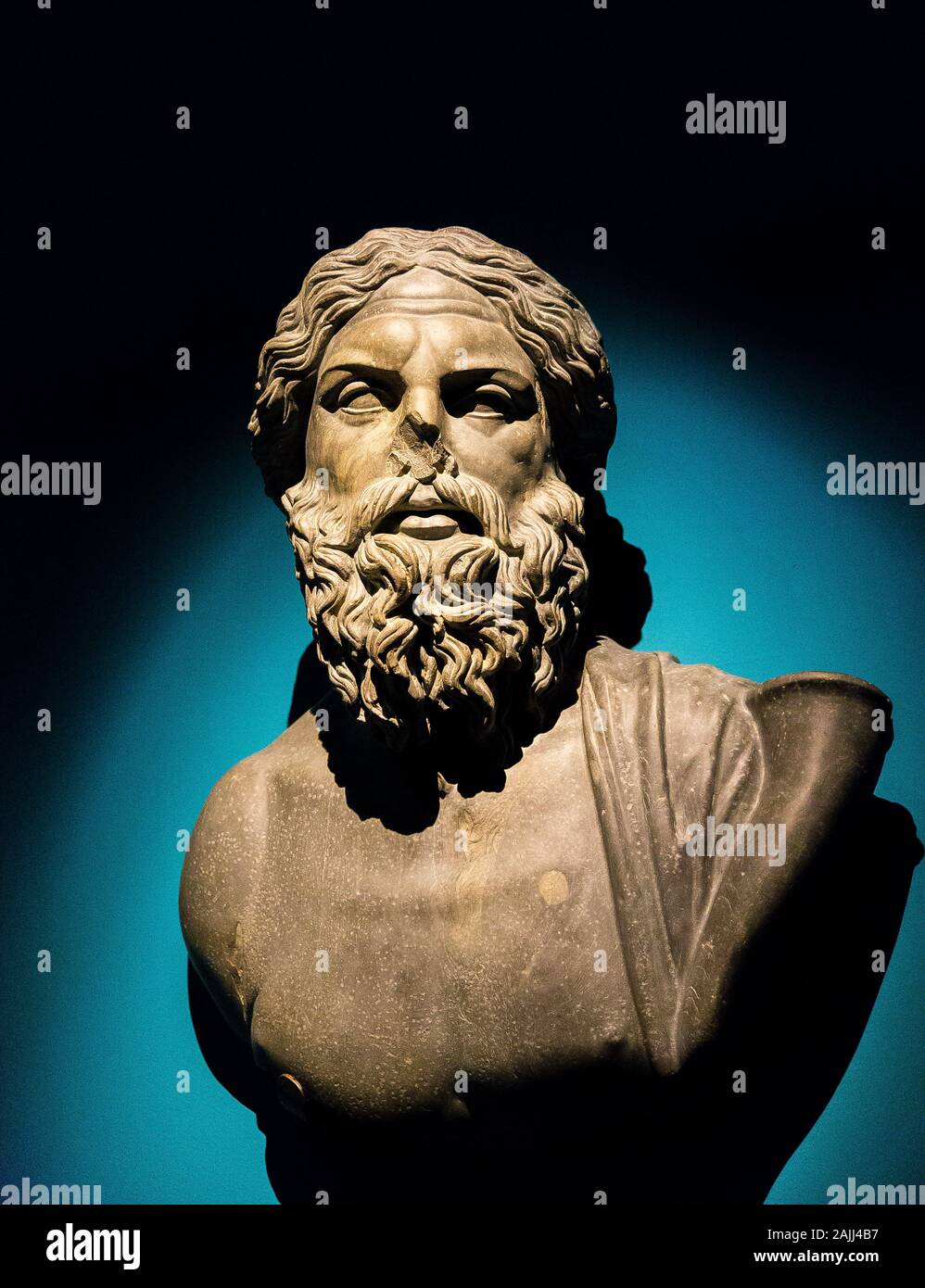 Nile river god statue with cornucopia hi-res stock photography and ...