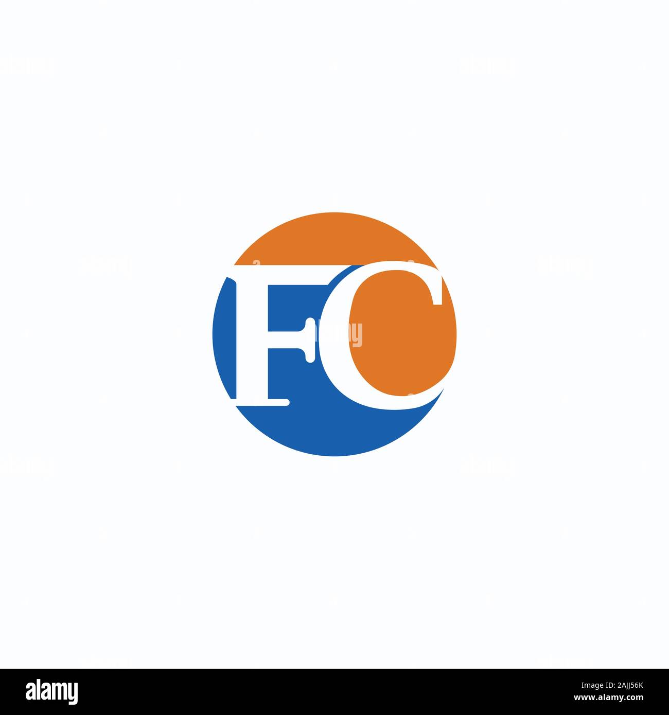 initial letter fc or cf logo vector design Stock Vector Image & Art - Alamy