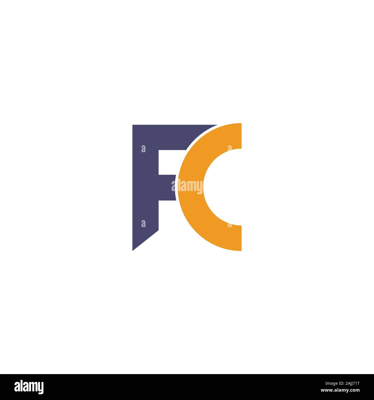 initial letter fc or cf logo vector design Stock Vector Image & Art - Alamy