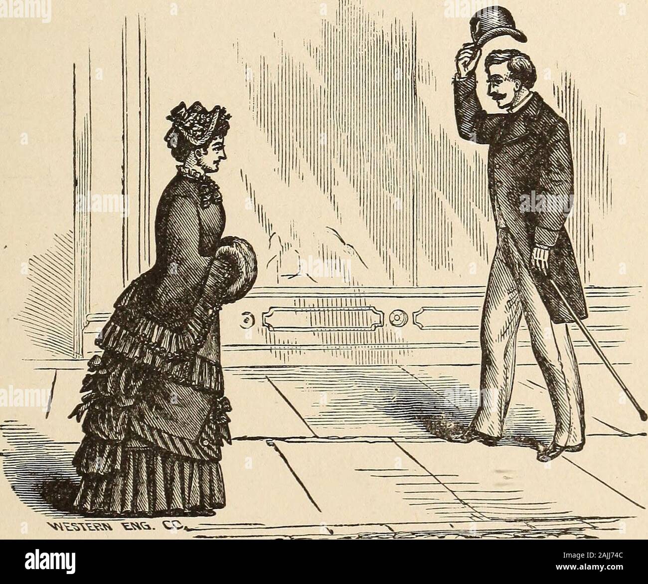 Our society . nd notaltogether desirable mode of greeting a stranger ...