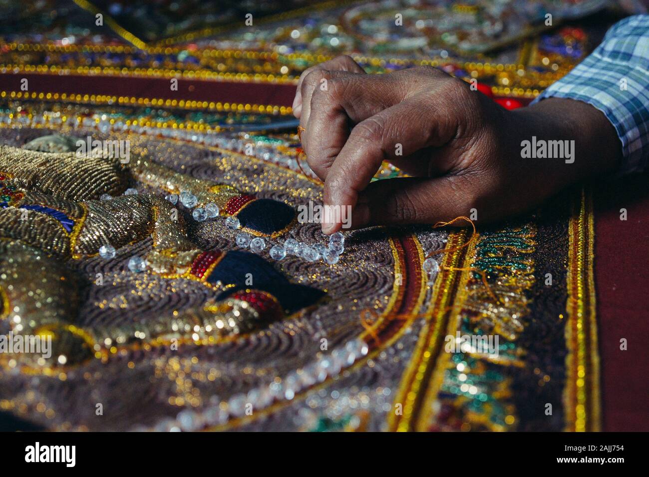 hand work of art in Myanmar Stock Photo - Alamy