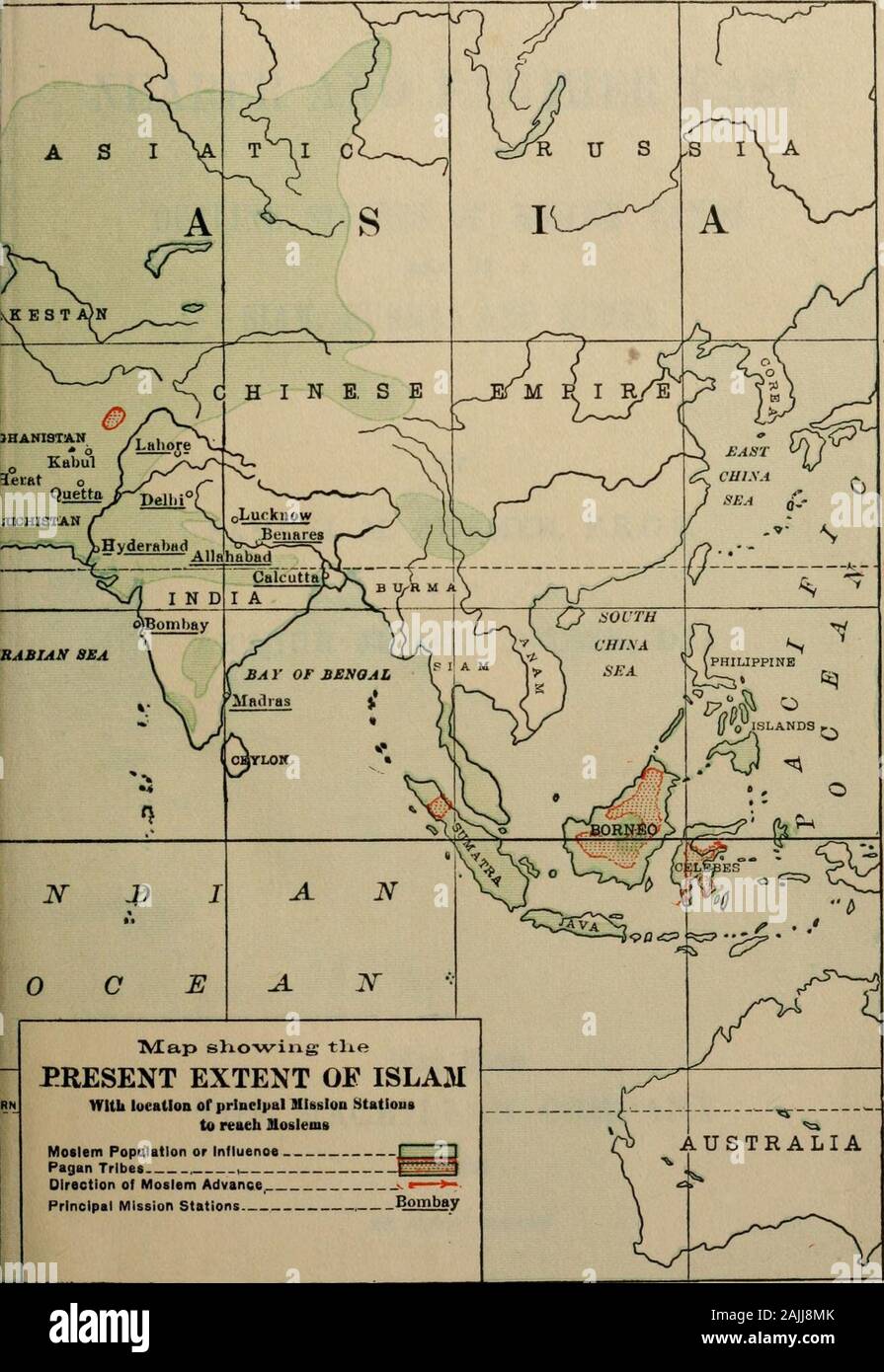 The nearer and farther East; outline studies of Moslem lands and of ...