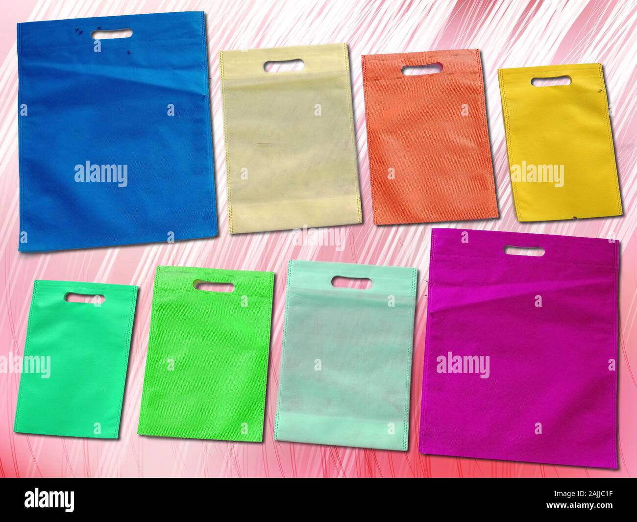Colorful reusable tote bags hi-res stock photography and images - Alamy