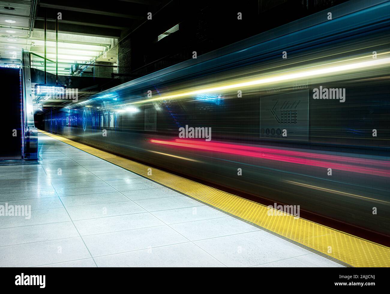 Long exposure of train hi-res stock photography and images - Alamy