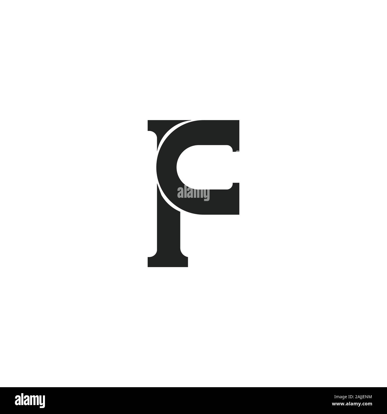 initial letter fc or cf logo vector design Stock Vector Image & Art - Alamy