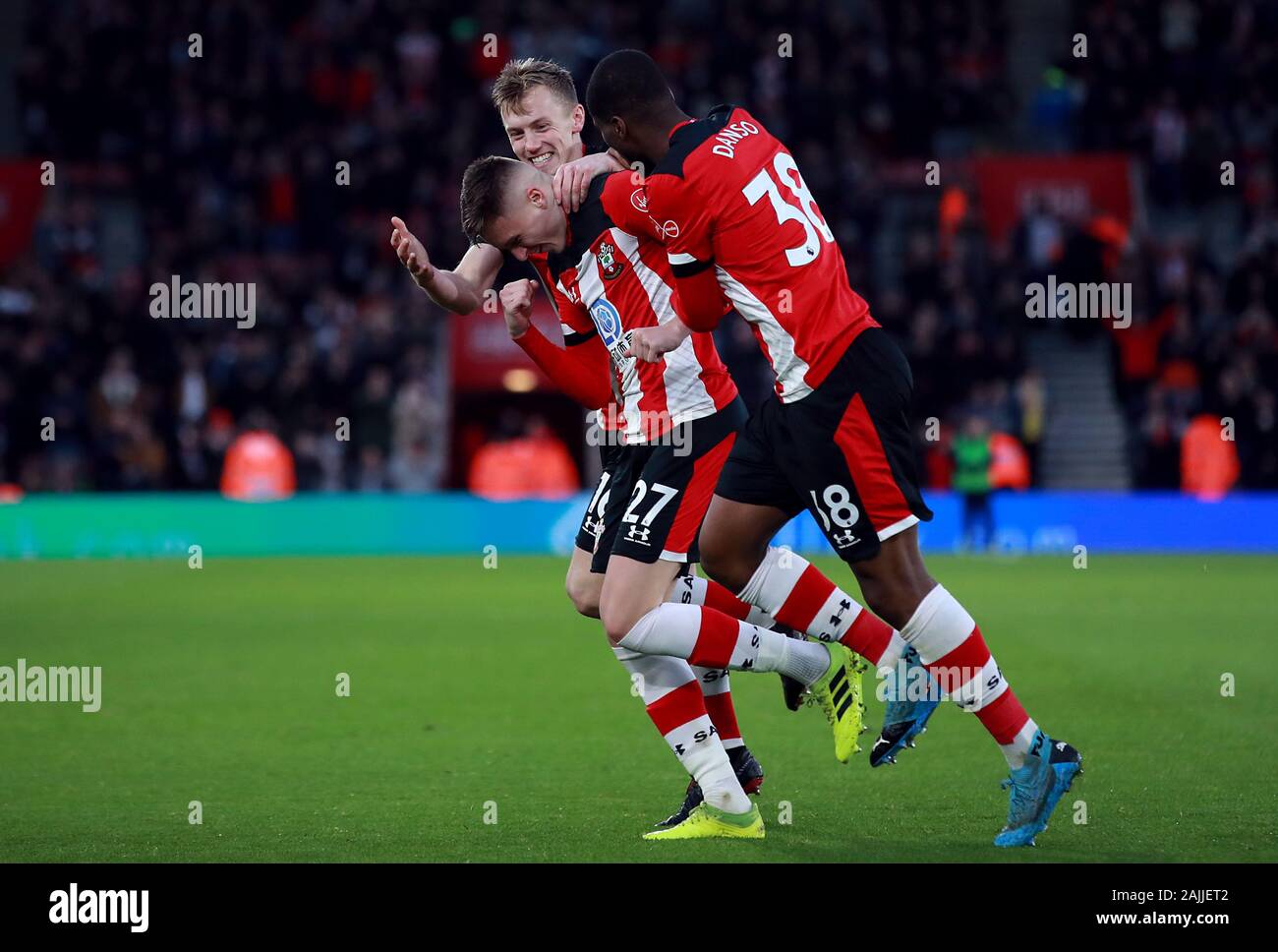 Southamptons will smallbone celebrates scoring hi-res stock photography ...