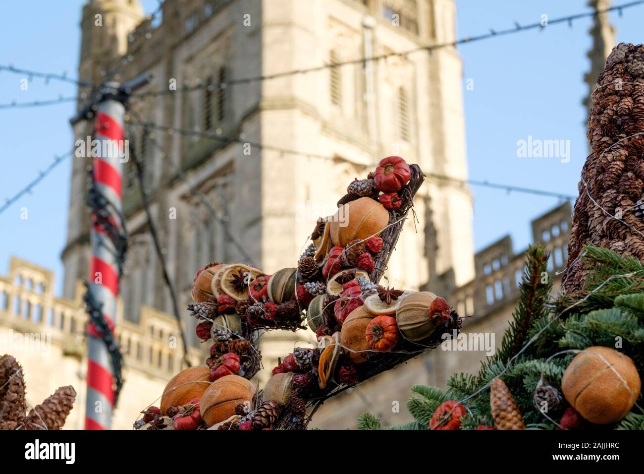 The Pollyfields Stall at the 2019 Bath Christmas Market, Bath, Somerset ...