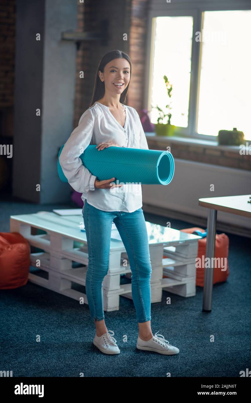 Woman being active hi-res stock photography and images - Alamy