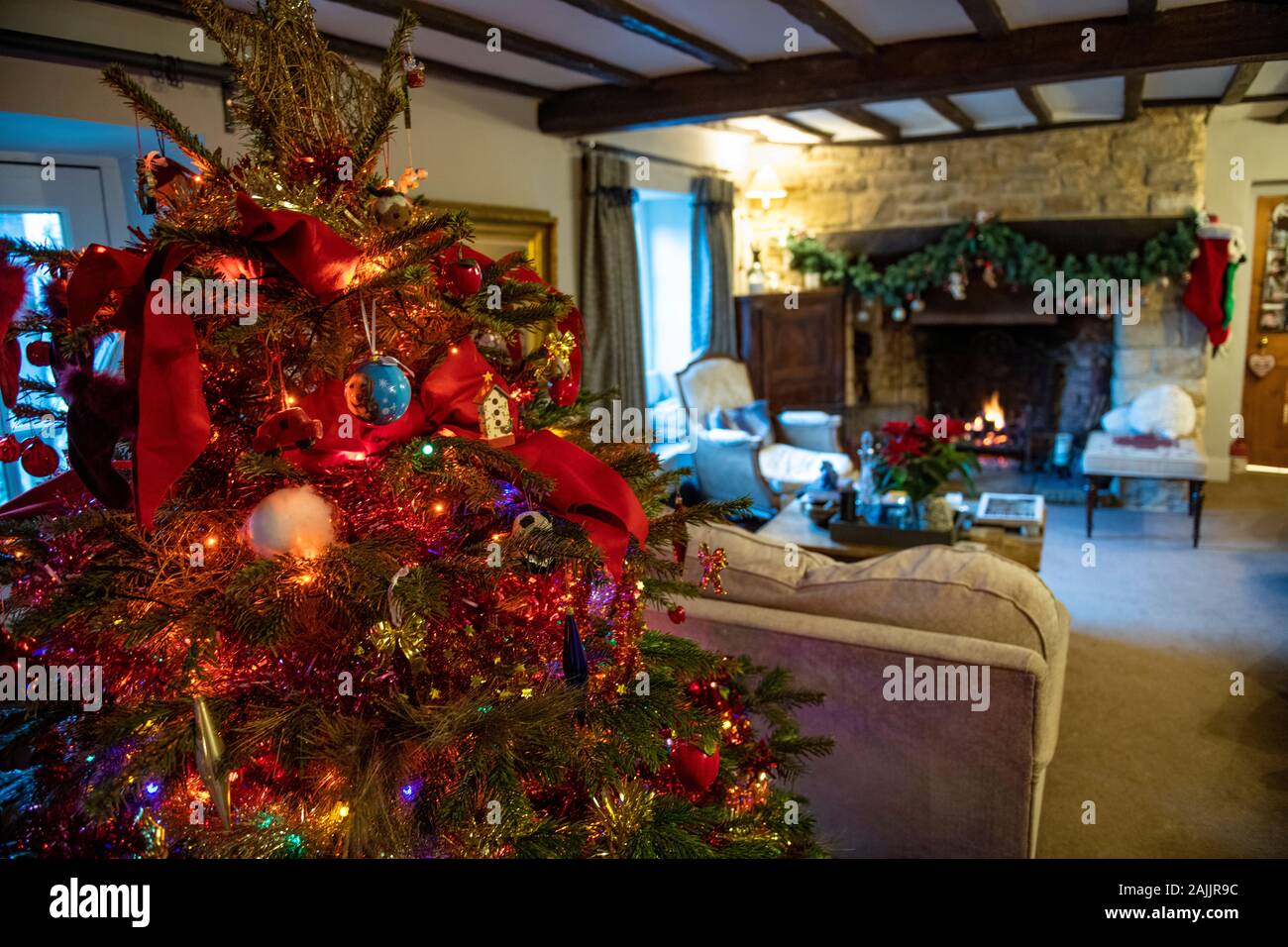 Fire christmas tree hi-res stock photography and images - Alamy