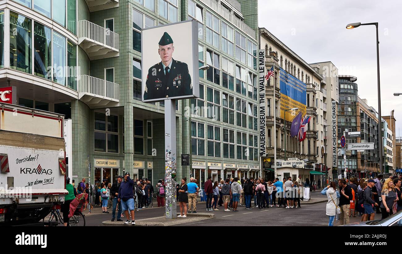 Large overhead photograph of a soldier from the cold war period on ...