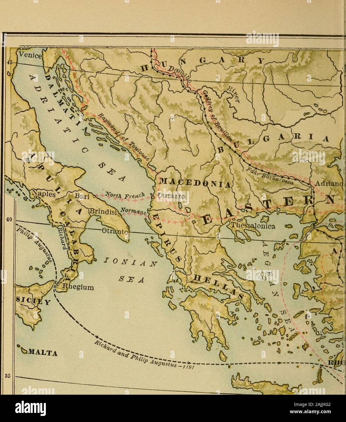 Map of medieval western europe hi-res stock photography and images - Alamy