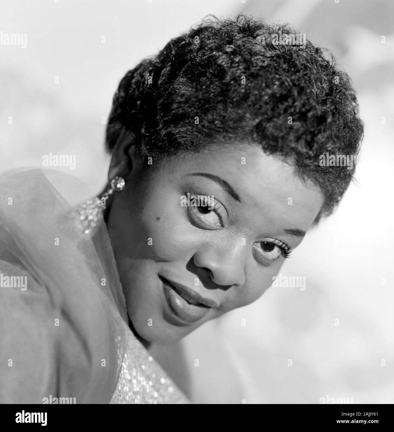 DINAH WASHINGTON (1924-1963) Promotional photo of American singer and ...