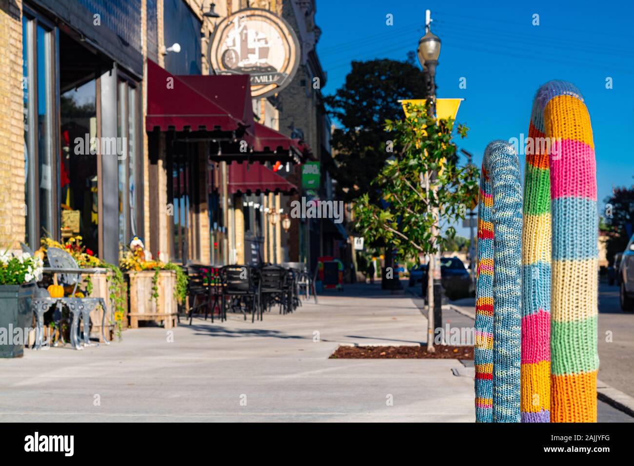 One of the most interesting city decorations I've ever seen Stock Photo ...