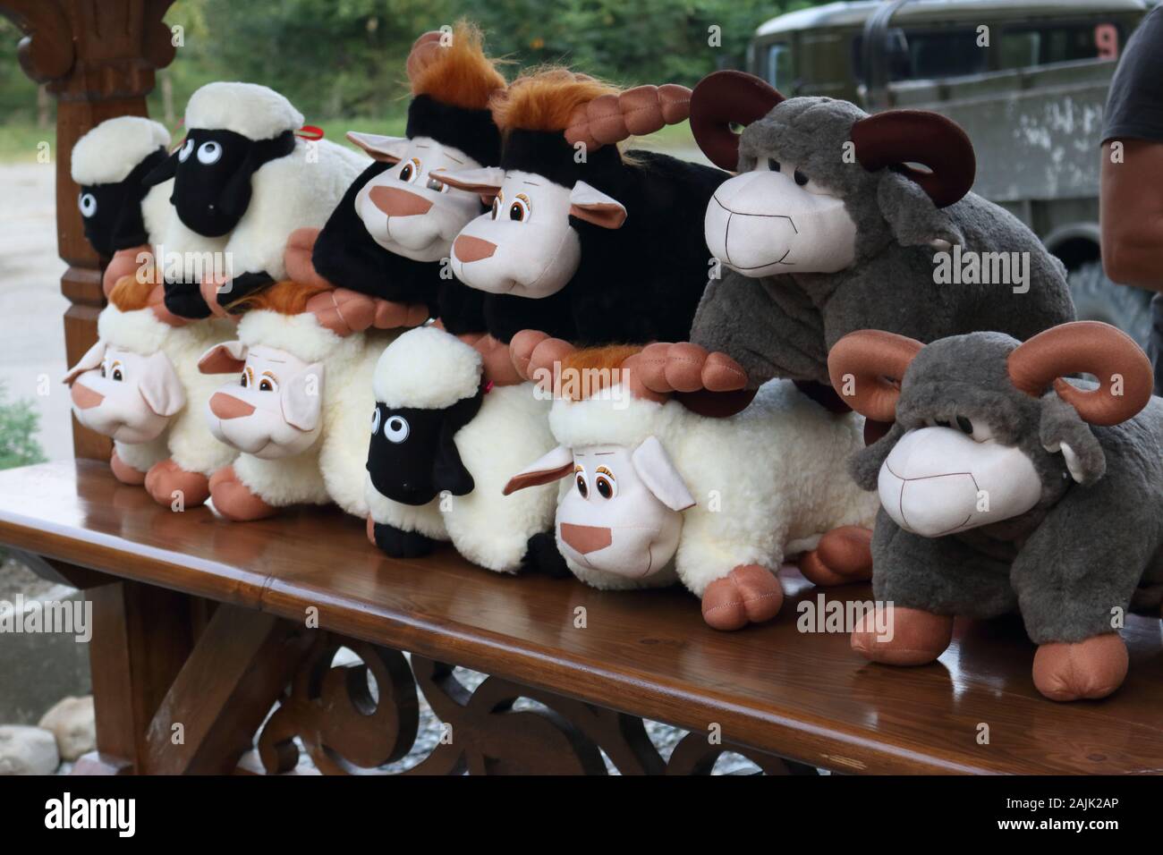 Street trading. Kids toys Stock Photo - Alamy