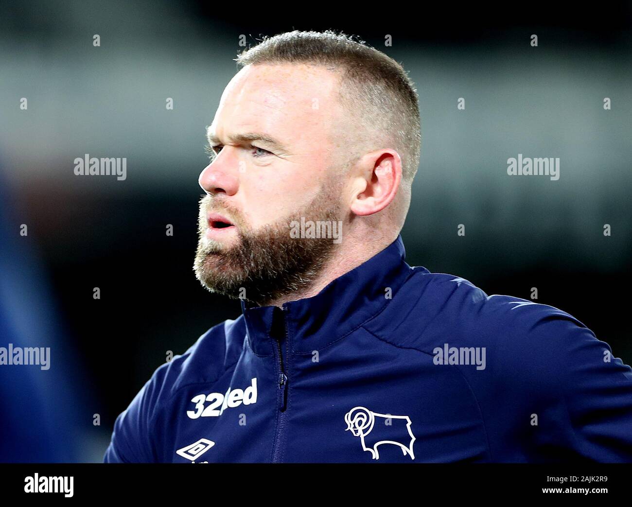 Derby County's Wayne Rooney Stock Photo - Alamy