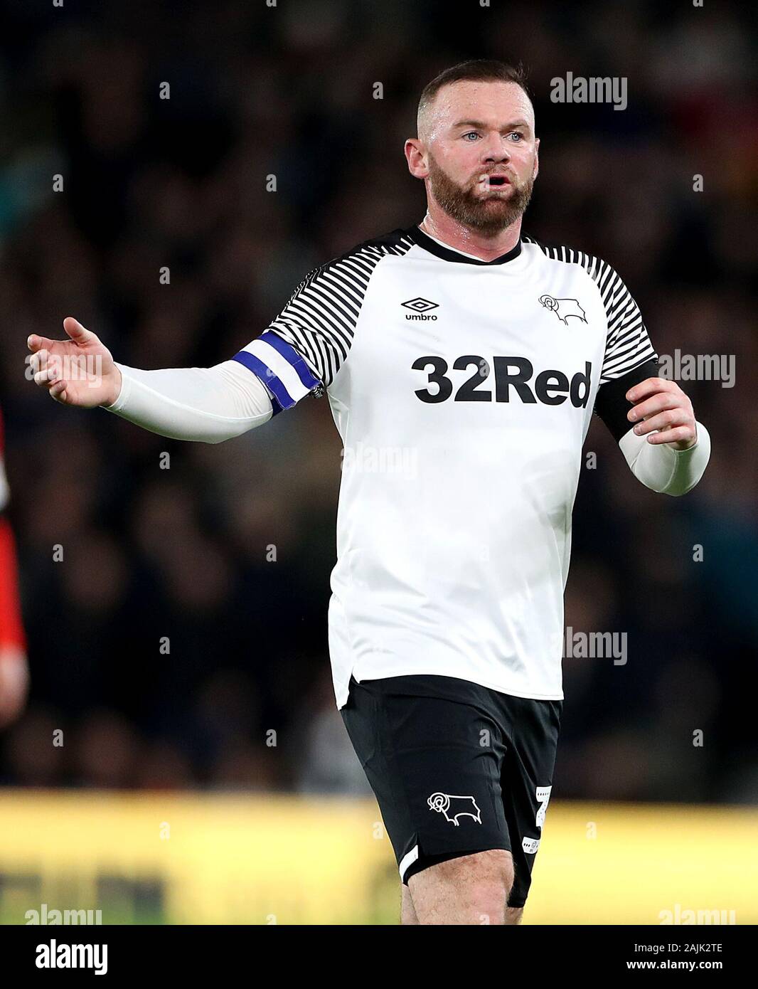 Derby County's Wayne Rooney Stock Photo - Alamy