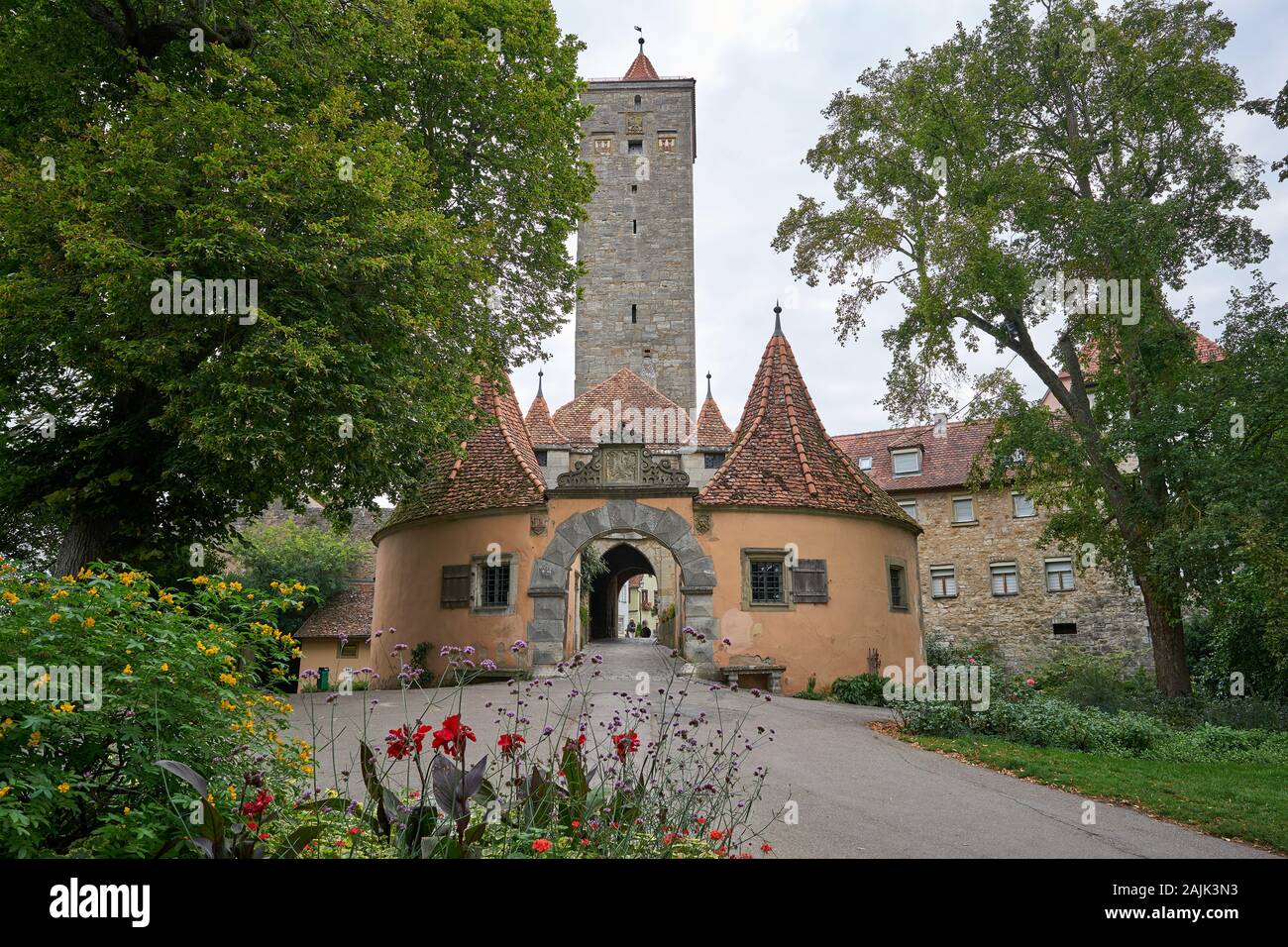 The most scenic medieval gate house in Europe Stock Photo - Alamy