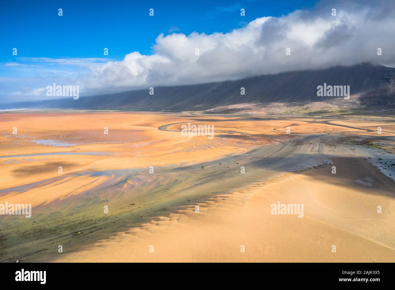 Sandy beach at the west fjords hi-res stock photography and images - Alamy