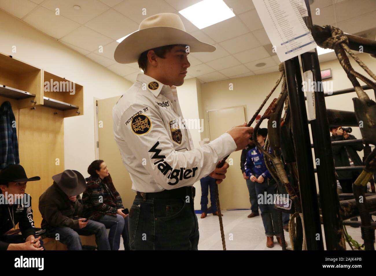 New York, New York, USA. 3rd Jan, 2020. CowboyDaylon Swearingen attends ...