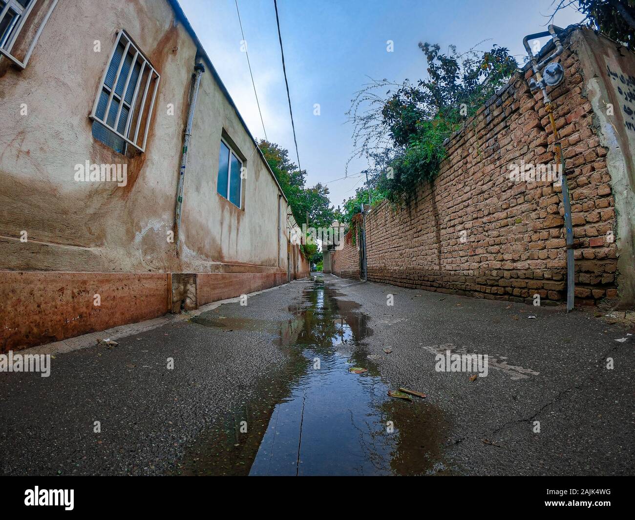 Beautiful old alley Stock Photo - Alamy