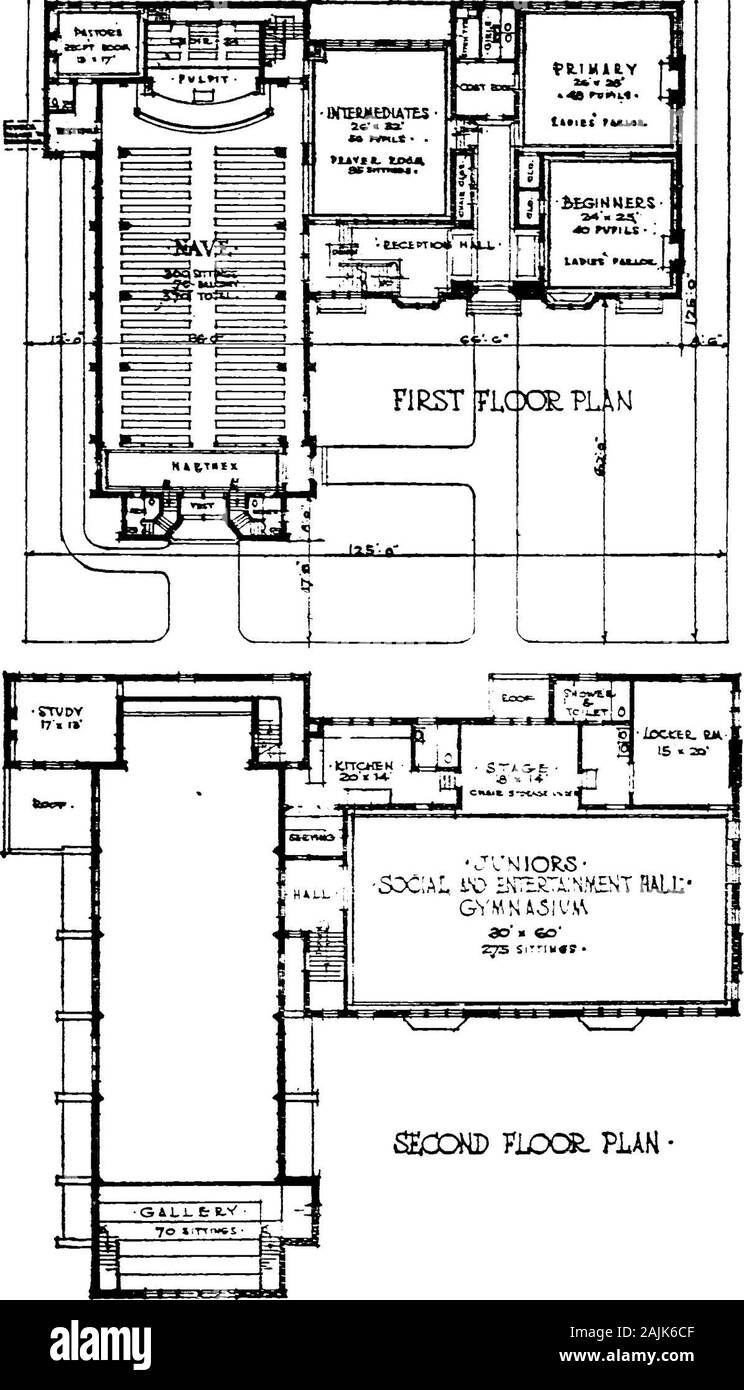A Methodist church and its work [electronic resource] . •BASEMENT PLAN ...