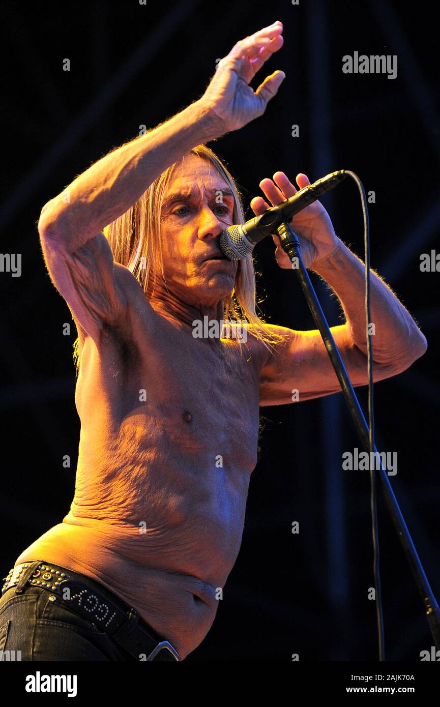 Milan Italy 11 July 2013, Iggy Pop and the Stooges, live concert at the ...