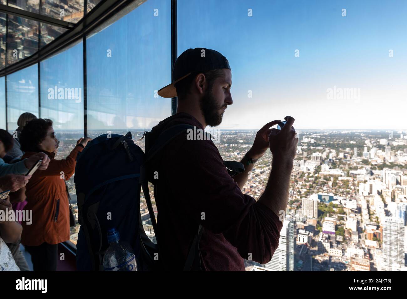 Toronto cn tower interior hi-res stock photography and images - Alamy